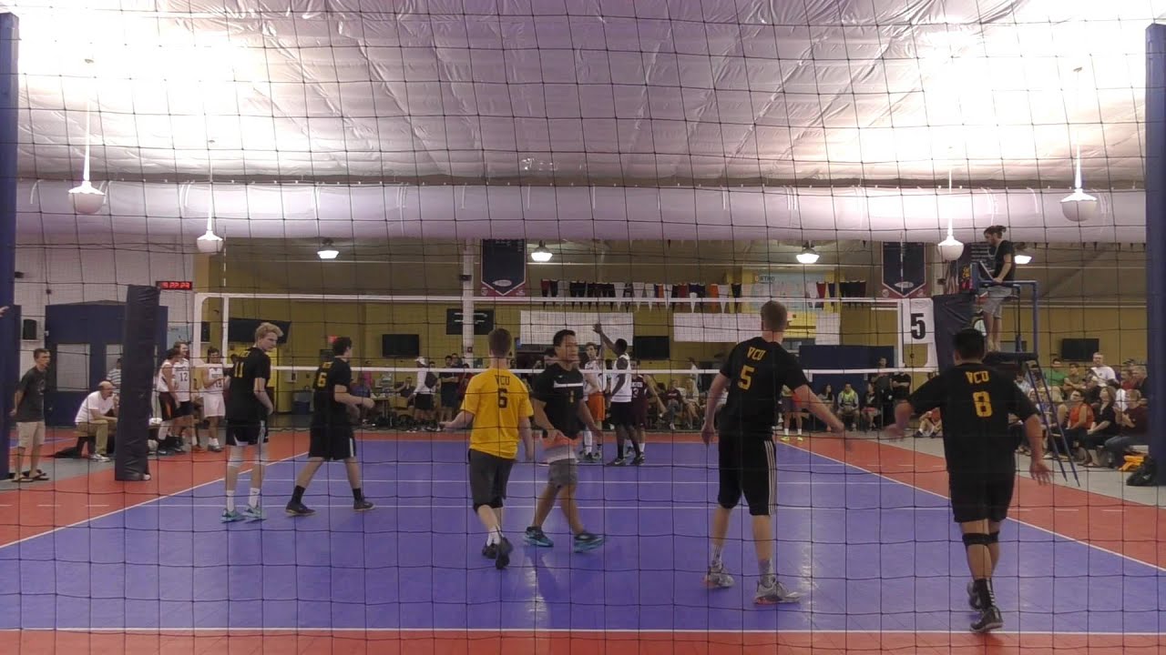 Virginia Tech Men's Volleyball vs VCU (game 1 uncut) - YouTube