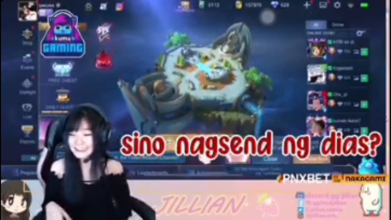 Streamer na Budol 😂 Mobile Legends 💞 - Jillian Santos - YouTube