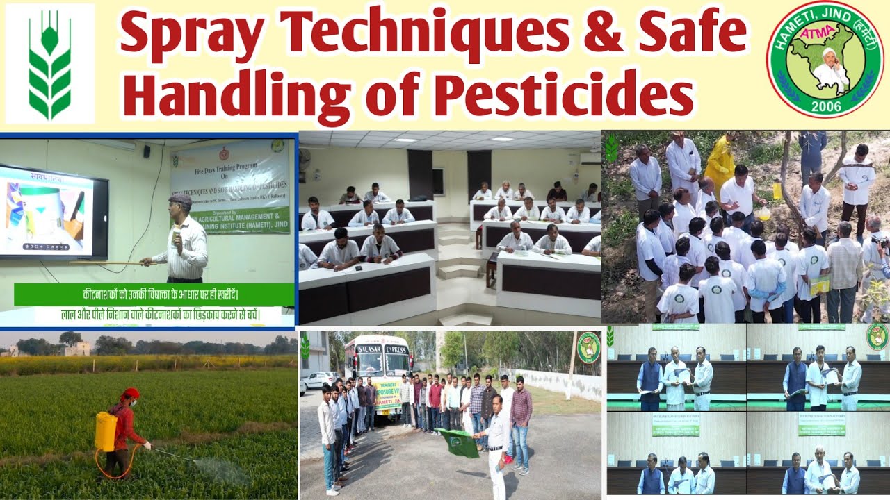 Spray techniques and safe handling of pesticides- A Documentary ...
