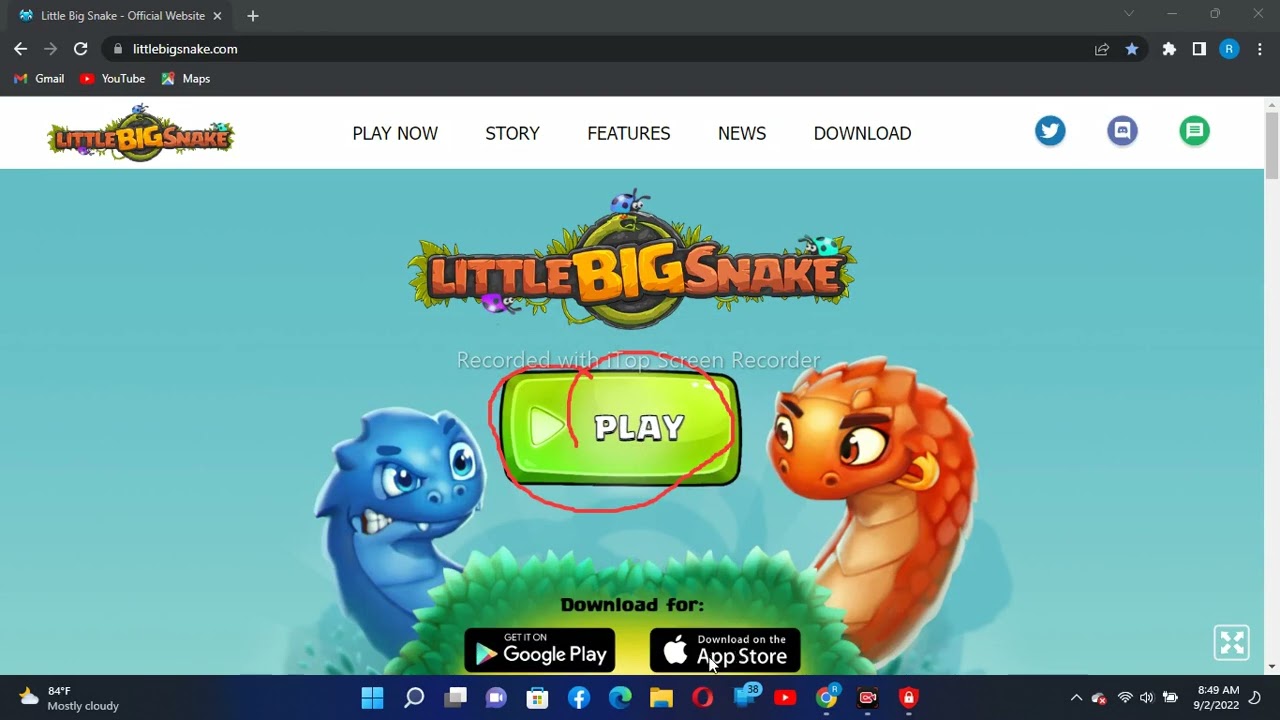 How to play little big snake in pc or laptop - YouTube
