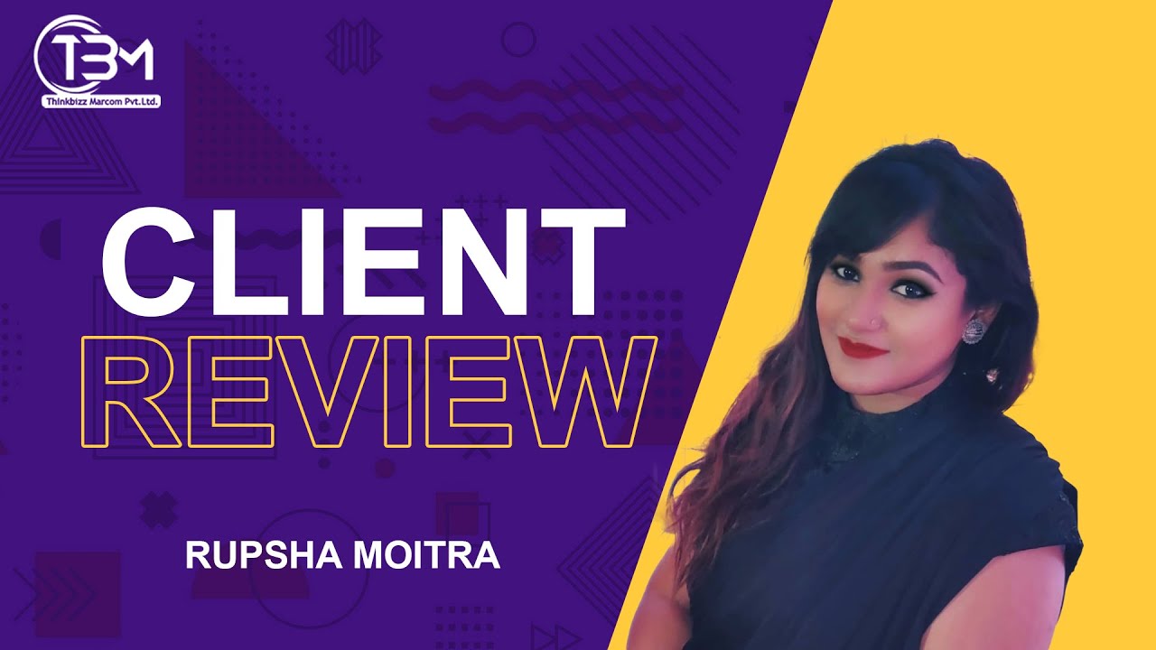 Let's See What Rupsha Moitra has to Say about us! - YouTube