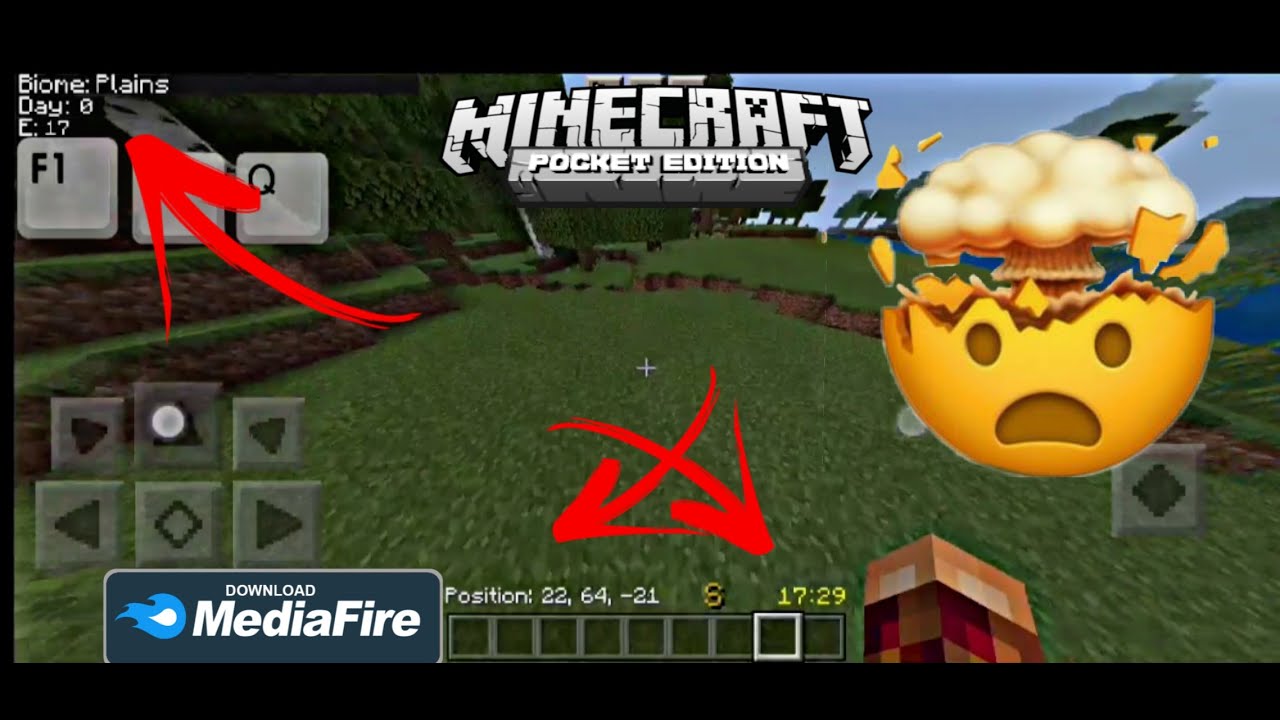 Minecraft PE Day counter, Coordinate HUD , Biome check Add-on | Day ...