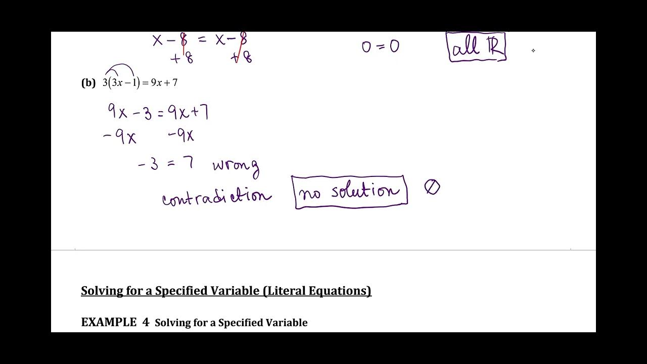MATH 1314 Linear equations Part 2 - YouTube