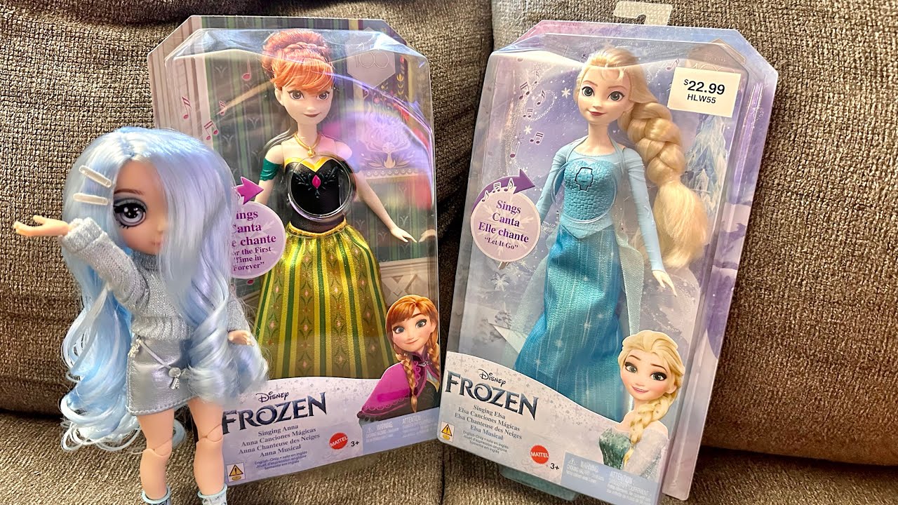 NEW DISNEY FROZEN SINGING ELSA AND ANNA DOLLS FROM MATTEL!! are they ...