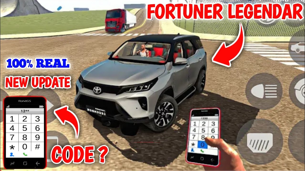 Indian Bikes Driving 3D New Update || Fortuner Legendar Cheat Code || New Update Fortuner ...