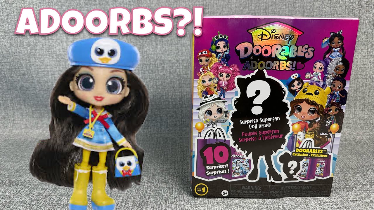 DISNEY DOORABLES ADOORBS OPENING AND REVIEW! - YouTube