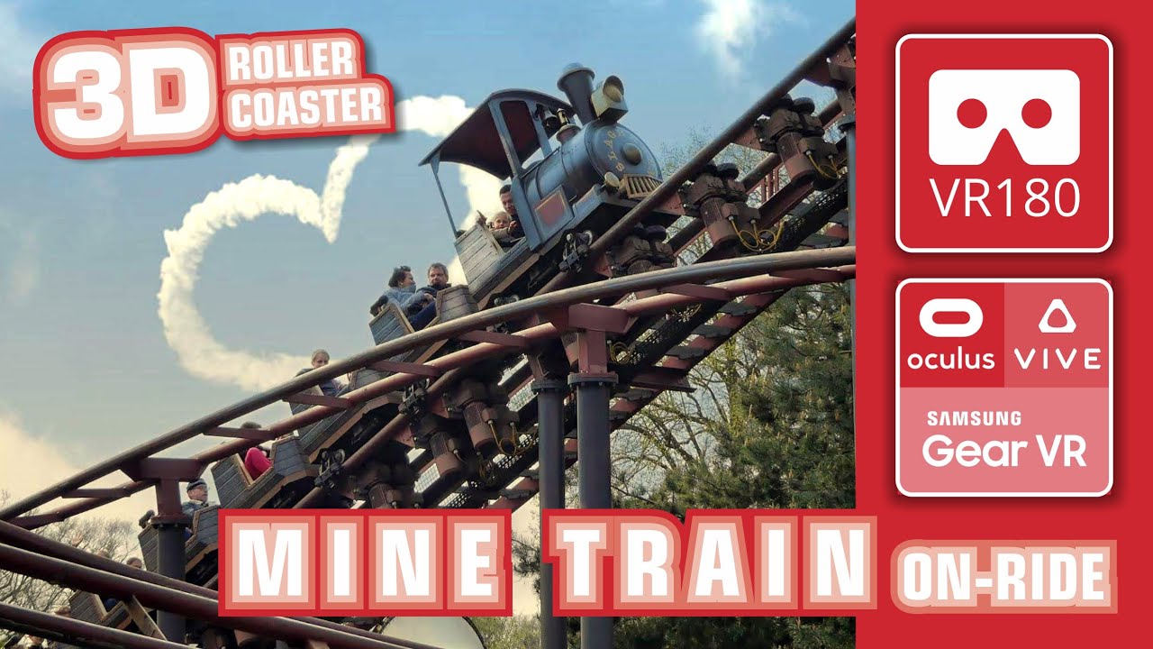 VR180 Family VR Roller Coaster MINE TRAIN 3D | VR 360 Attractiepark ...