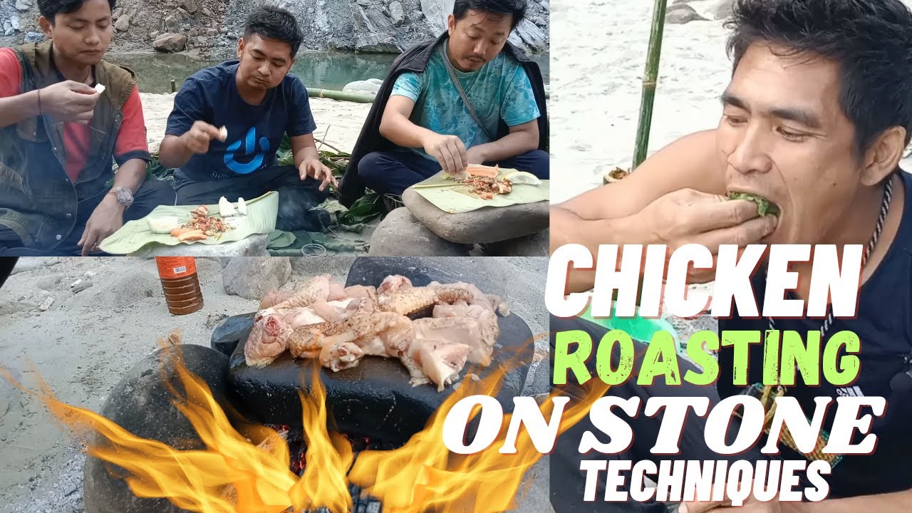 ROASTING CHICKEN ON STONE TECHNIQUES/FOOD TECHNOLOGY - YouTube