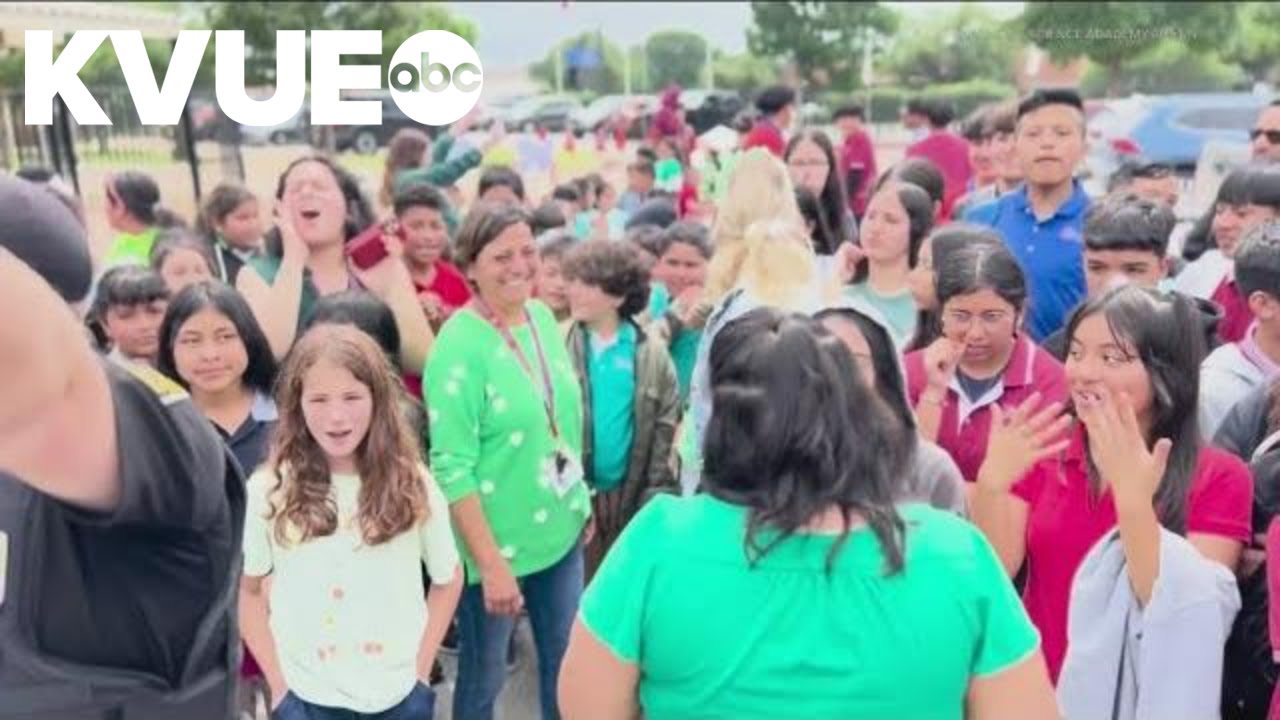 Texas students get ready for STAAR test with pep rally - YouTube