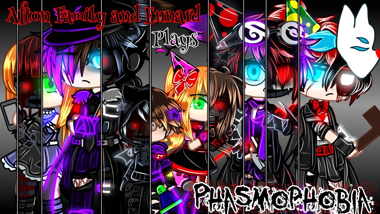 Afton Family + Ennard Plays Phasmophobia/Paranormica // FNaF ...