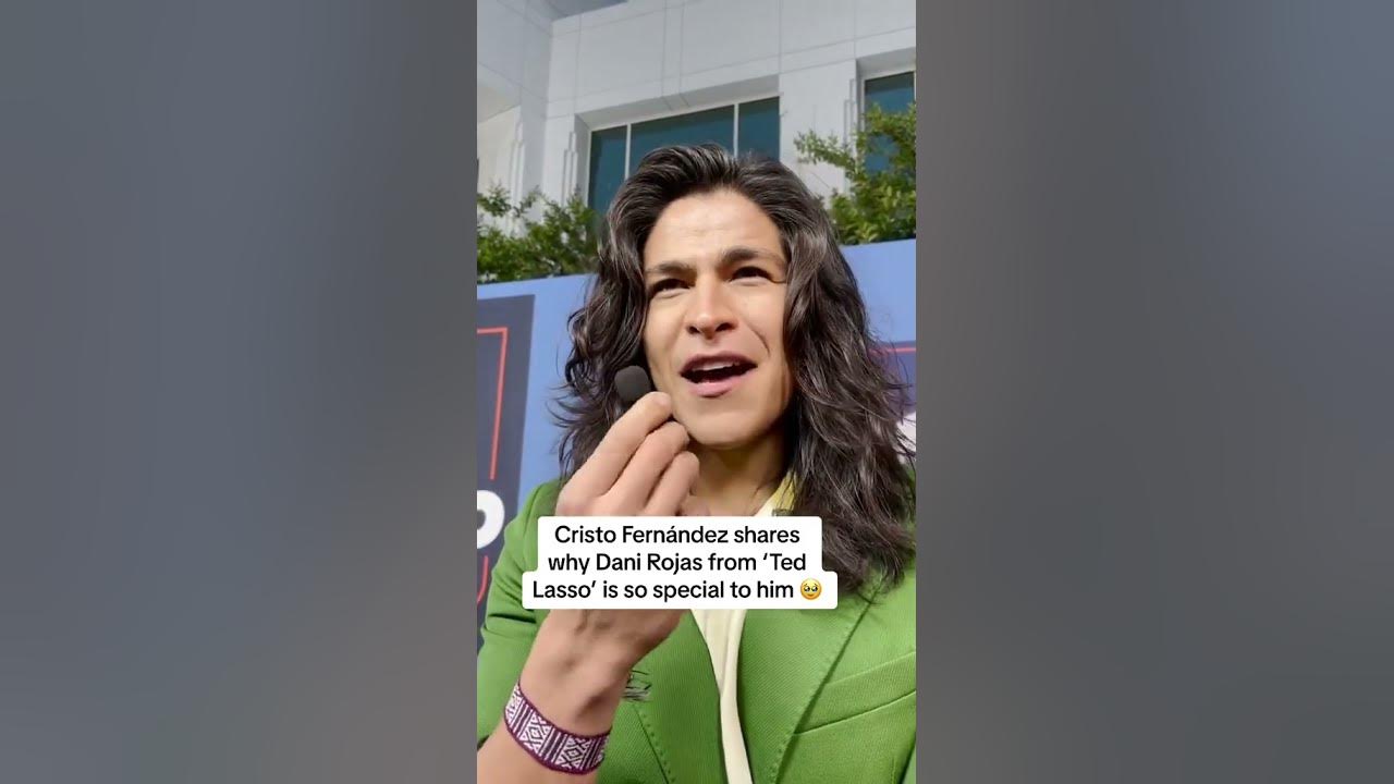 Cristo Fernández Shares Why Dani Rojas From Ted Lasso Is So Special To Him 🥹 Shorts Youtube