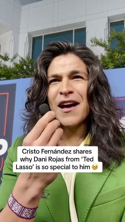 Cristo Fernández Shares Why Dani Rojas From Ted Lasso Is So Special To Him 🥹 Shorts Youtube