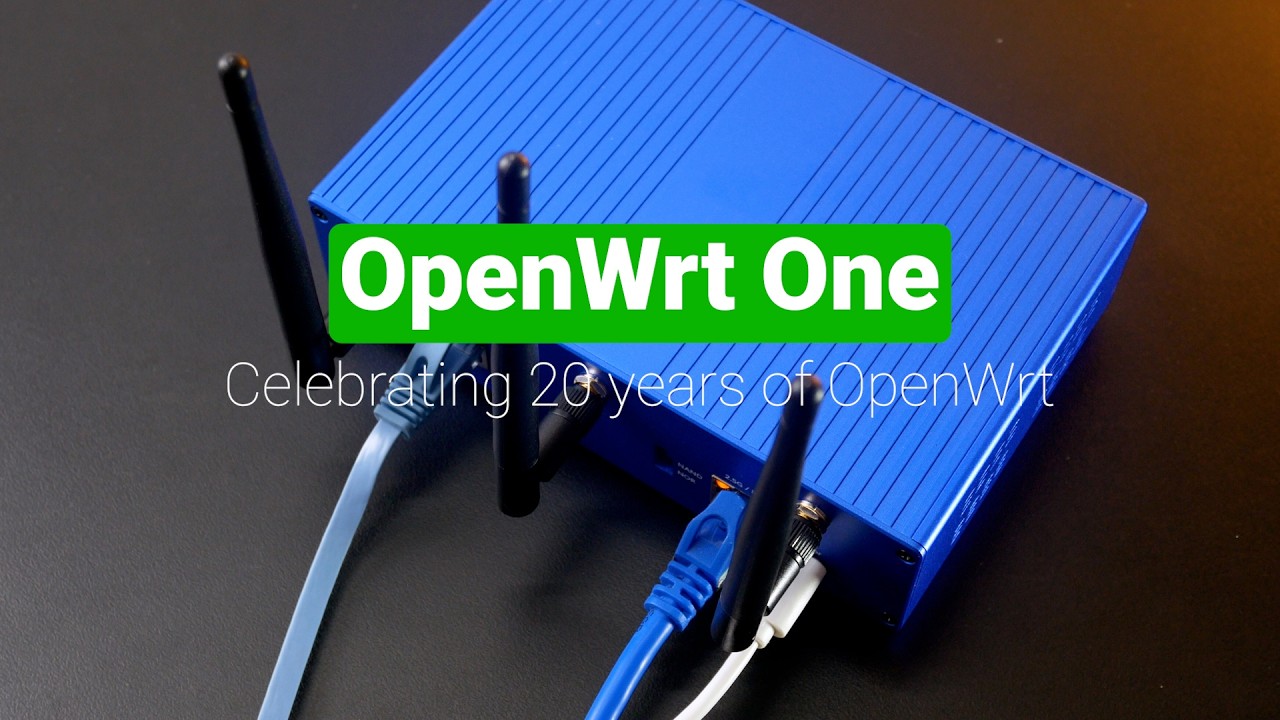 OpenWrt One - Celebrating 20 years of OpenWrt - YouTube