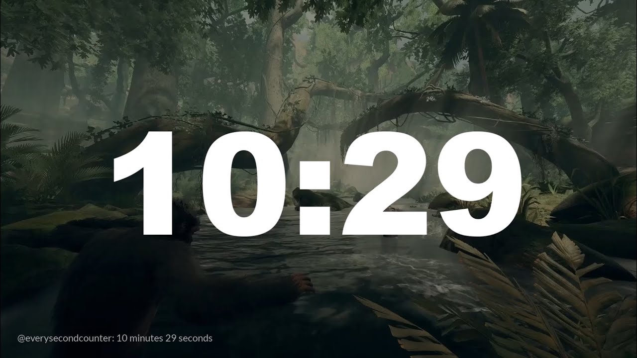 10 minutes 29 seconds [629 secs] clock timer countdown || Alarm Focus ...
