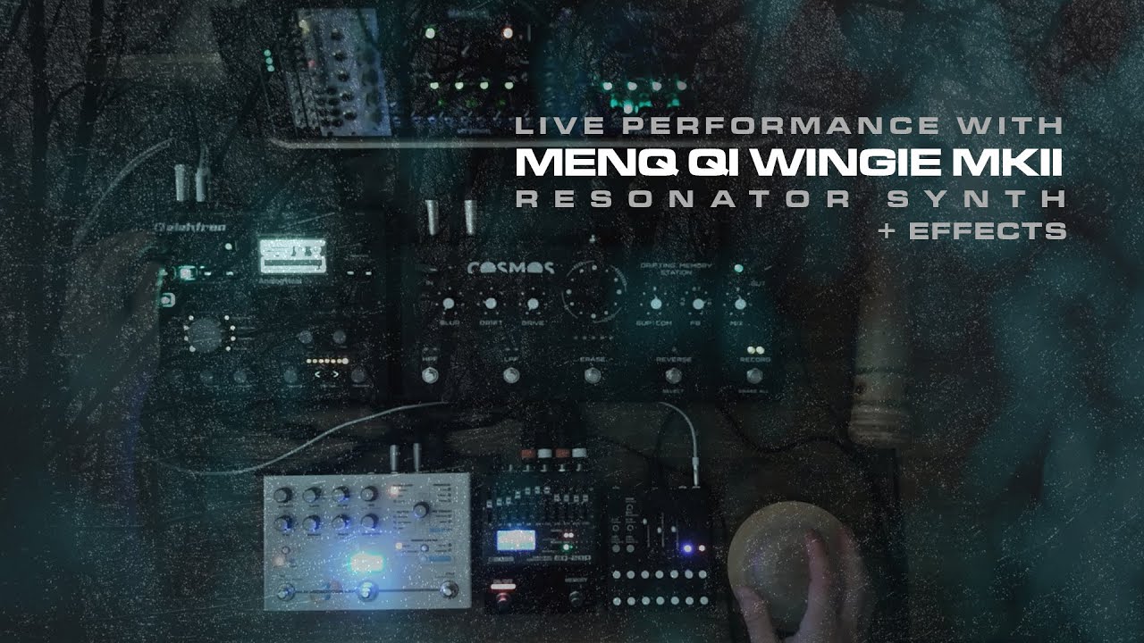 Live performance with Meng Qi Wingie MKII + effects - YouTube
