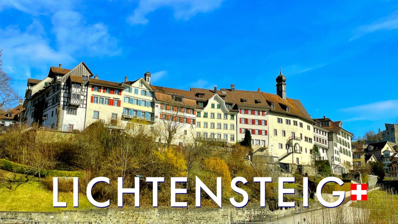 Lichtensteig, Switzerland 4K - One of the most beautiful Swiss villages ...