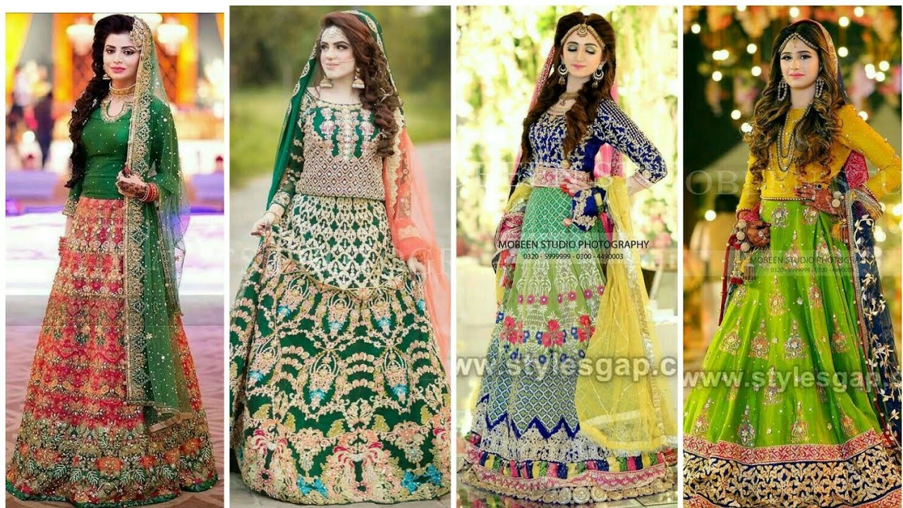 Latest Top Collection Of Bridal Mehndi And Ubtan Dress Designs 2020 ...
