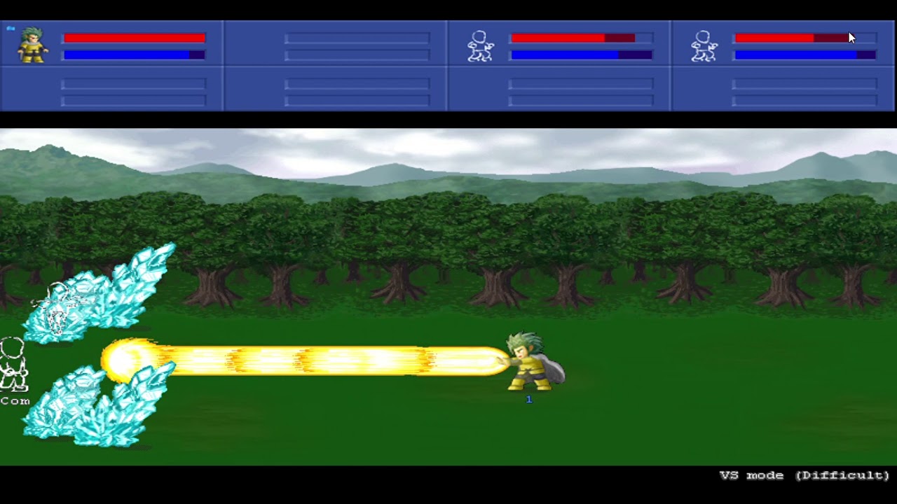 Little Fighter 2 Firzen Transformation / Freeze & Firen - YouTube