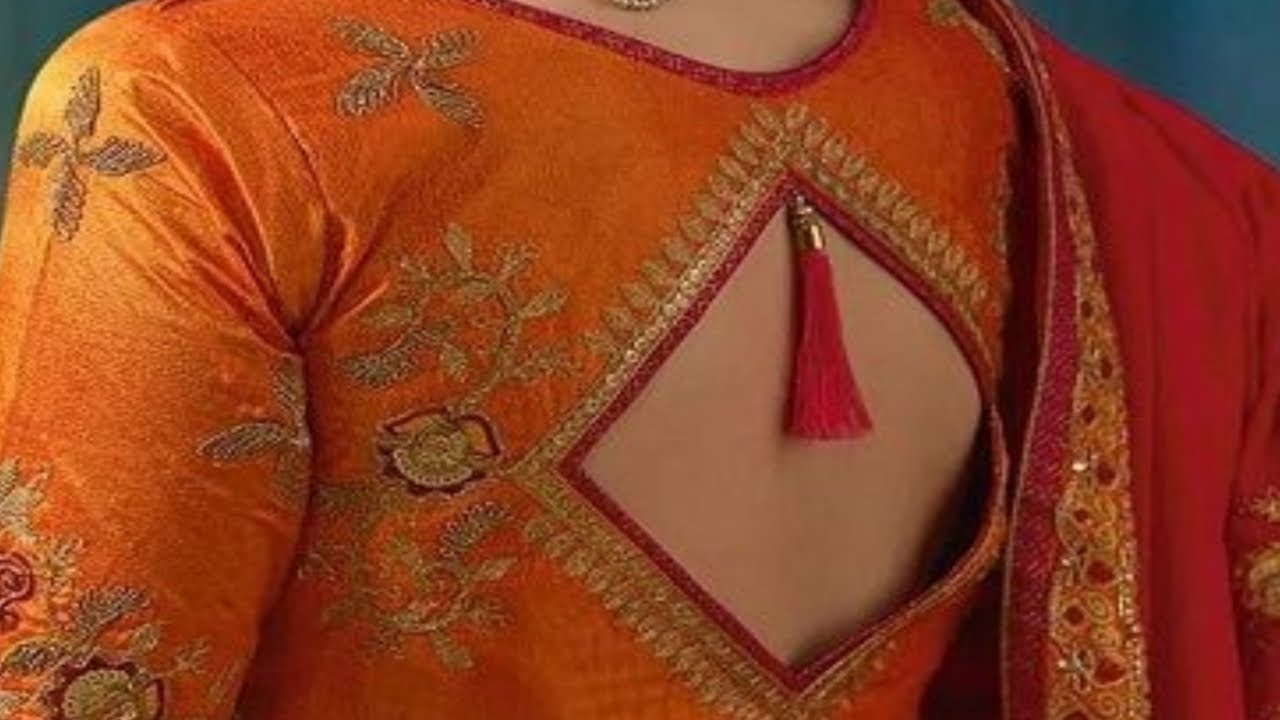 Diamond blouse design cutting | Diamond shape blouse design cutting and ...