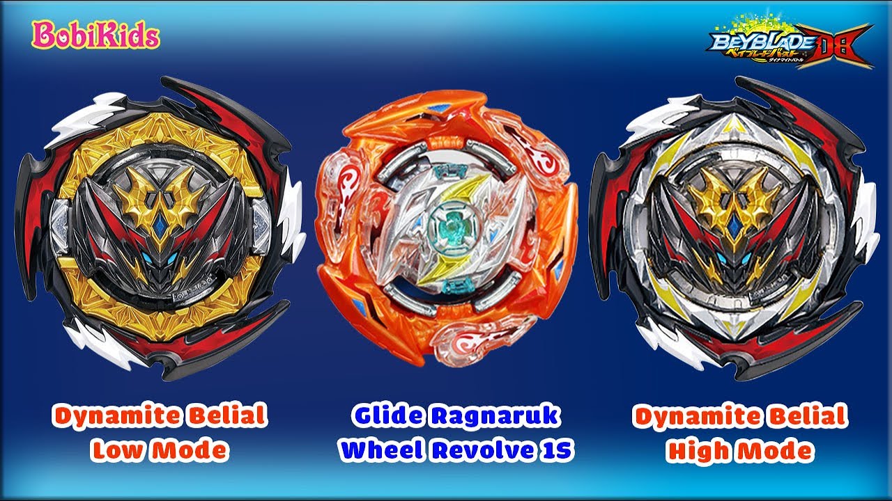 🔴 Dynamite Belial Vs Glide Ragnaruk (B-180 Vs B-161) Beyblade Burst DB ...