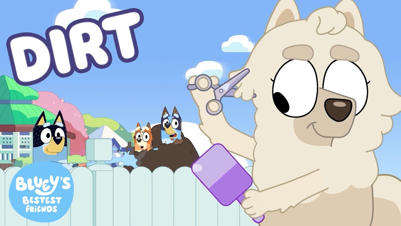 Wendy Get's A Haircut! 💙 | Dirt | Bluey's Bestest Friends - Official ...