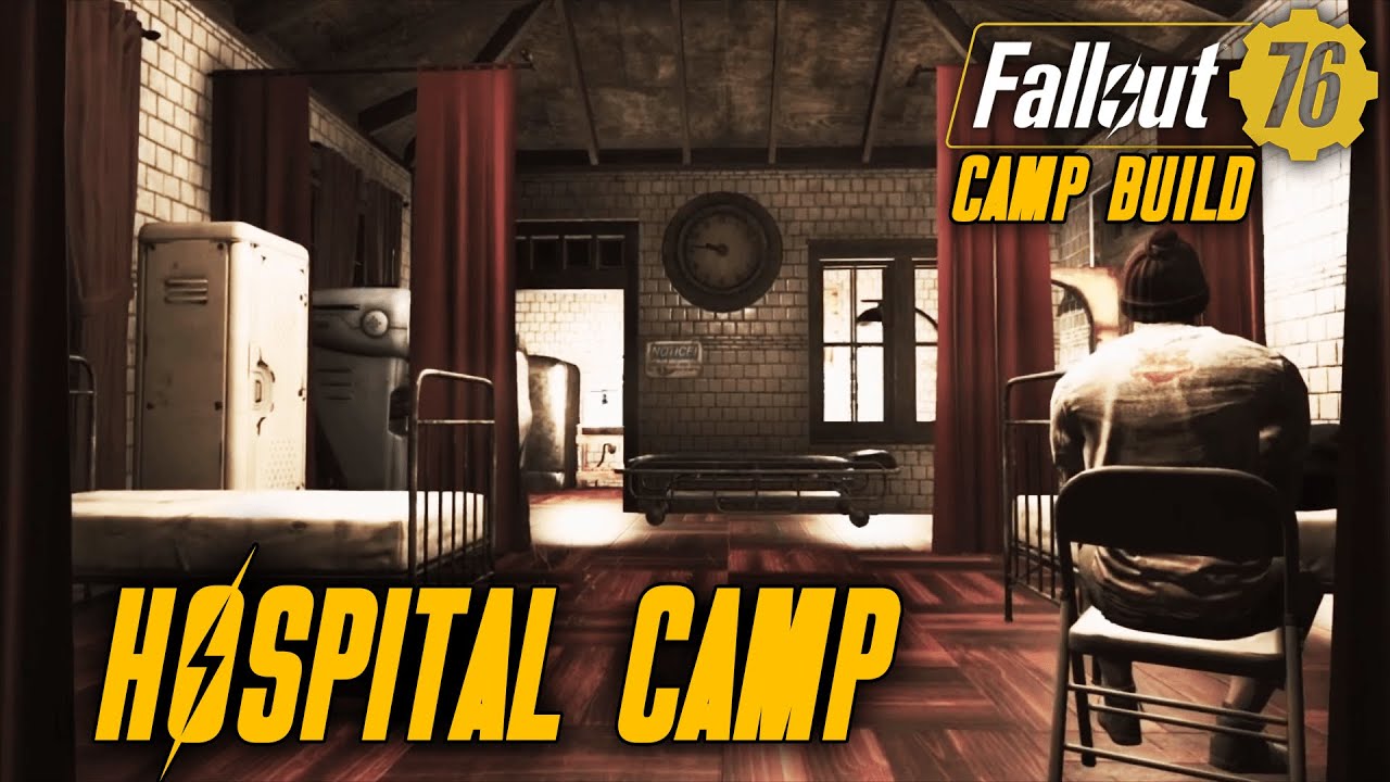 Fallout 76 Hospital Camp | Fallout 76 Camp Build - YouTube