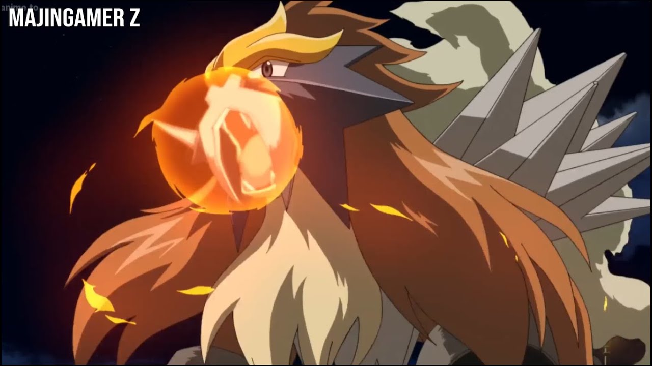 Pokemon [AMV] Entei's flamethrower - YouTube