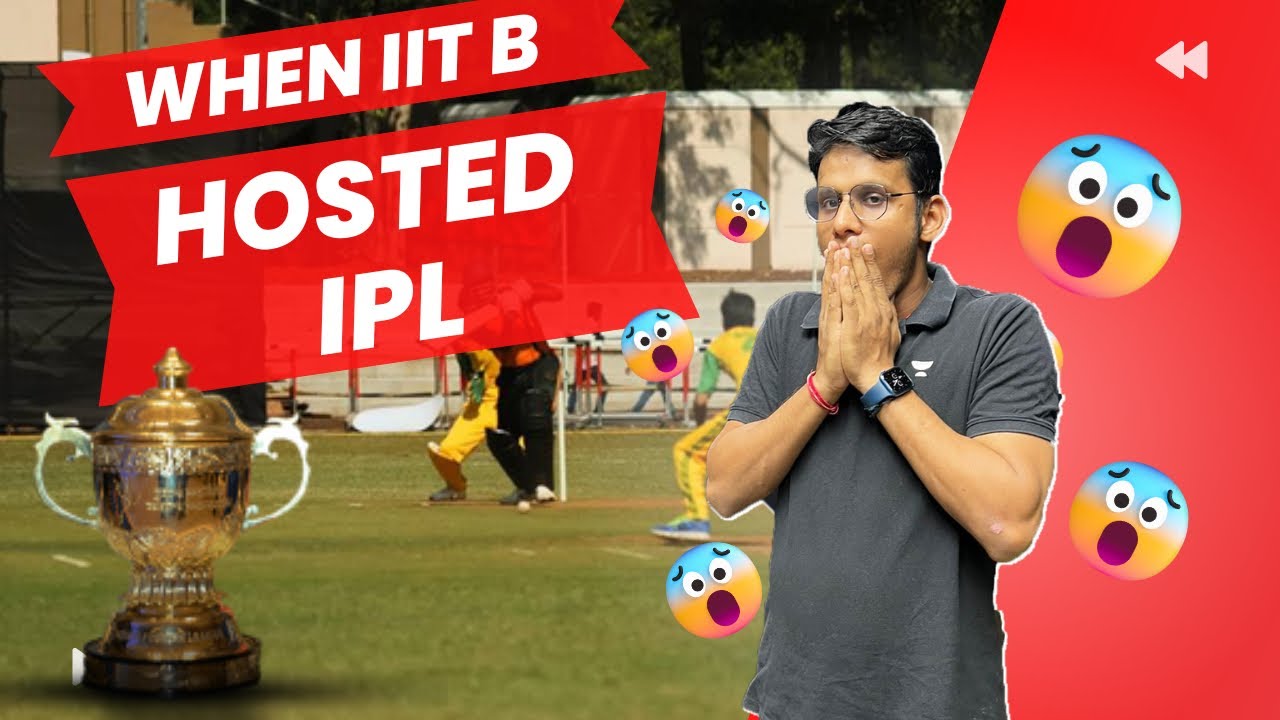When IPL was played in IIT Bombay | Story of random failure of PJ Sir ...