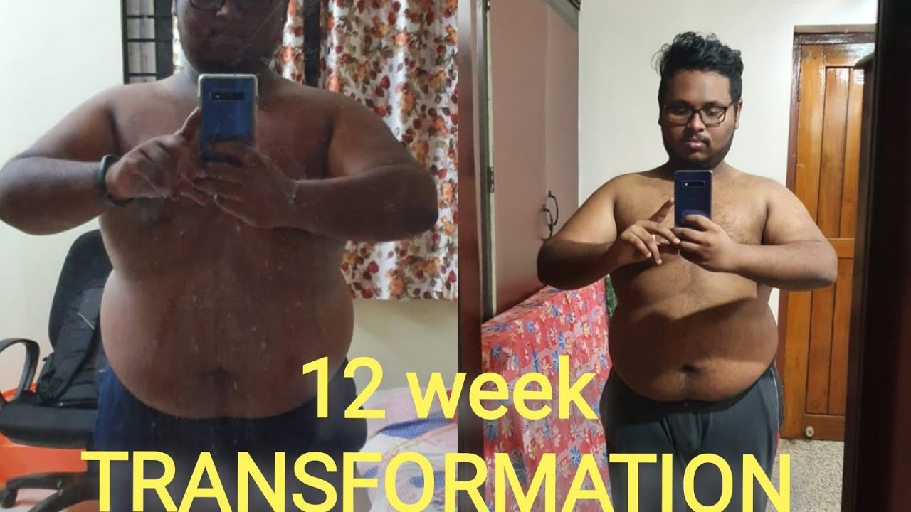 12 WEEK EPIC TRANSFORMATION OF MY CLIENT🇮🇳💯🔥| 20 KG weight loss ...