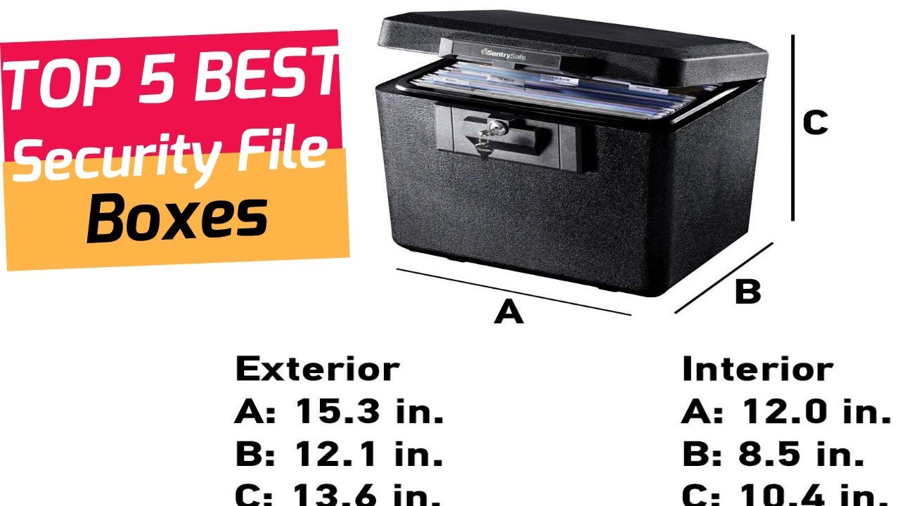 Best Security File Boxes 2020 | Top Rated Security File Boxes - YouTube