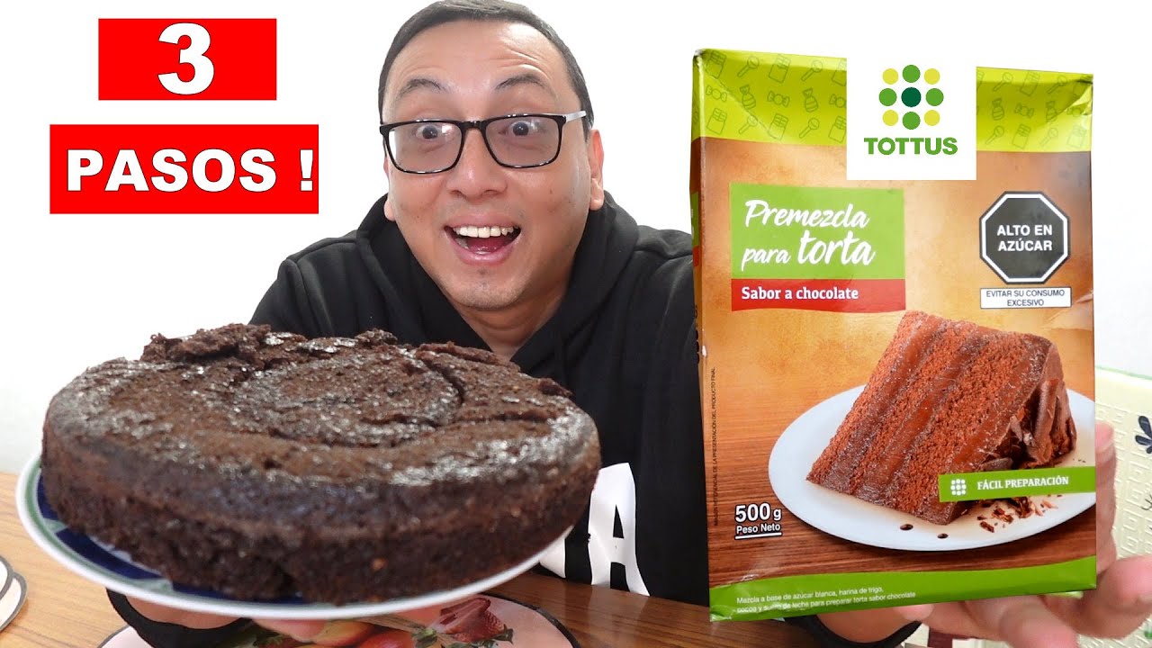 COMO HACER TORTA de CHOCOLATE "TOTTUS" - MUY FACIL ! - YouTube