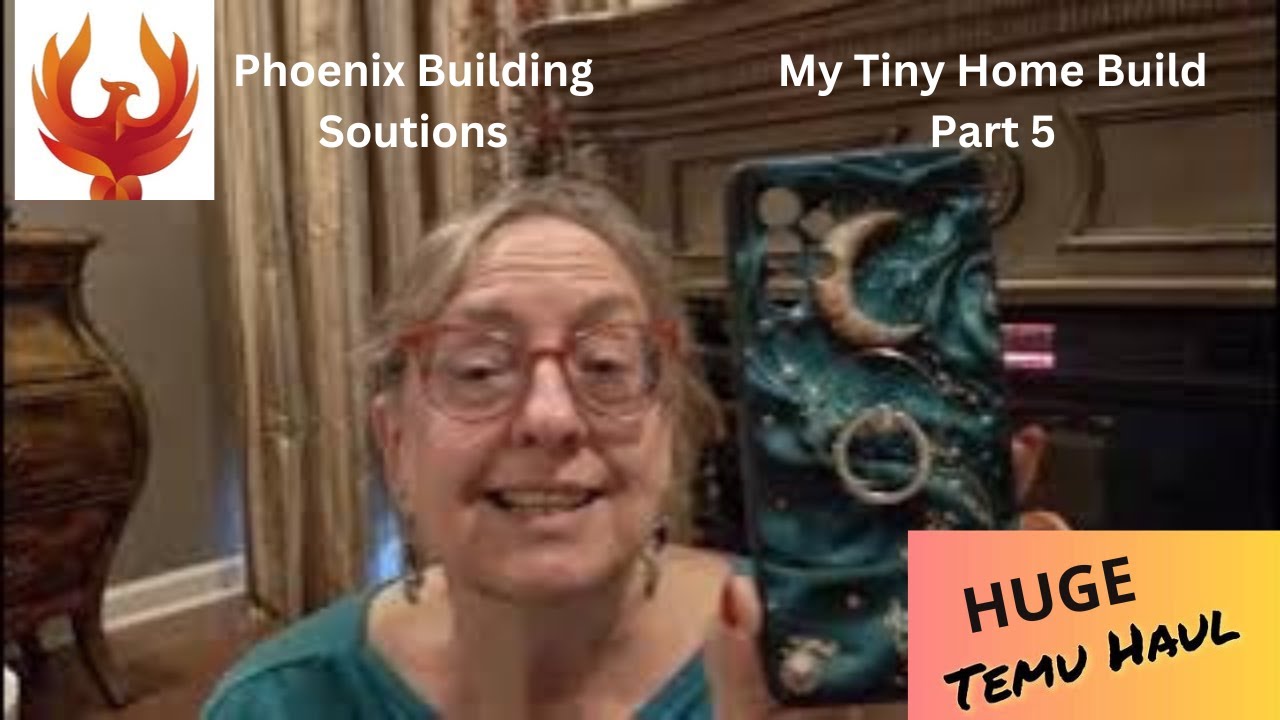 HUGE Temu haul + My tiny home build part 5 🏠💞 - YouTube