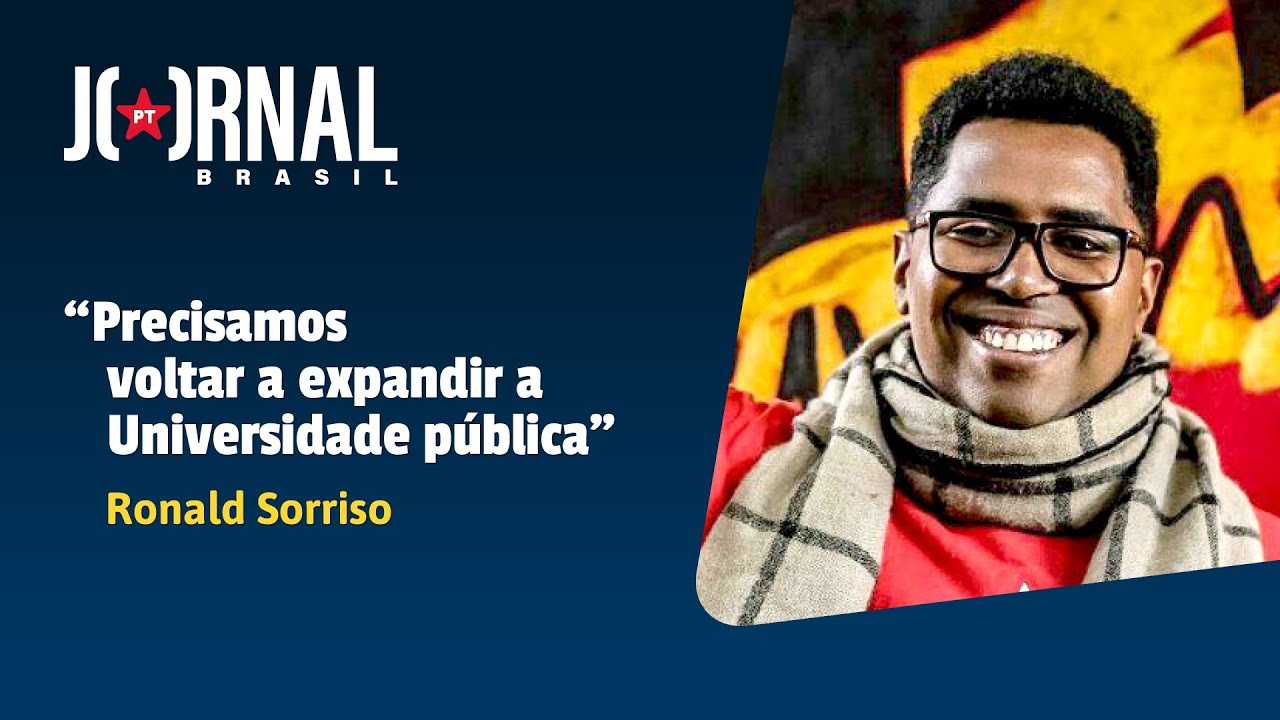 Entrevista com Secretário Nacional de Juventude, Ronald Sorriso - Jornal PT Brasil - YouTube