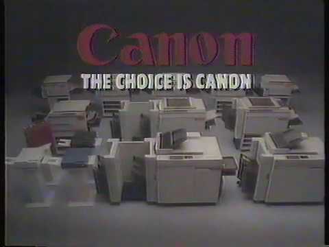 Office 1987 Canon Business Printers Commercial - YouTube