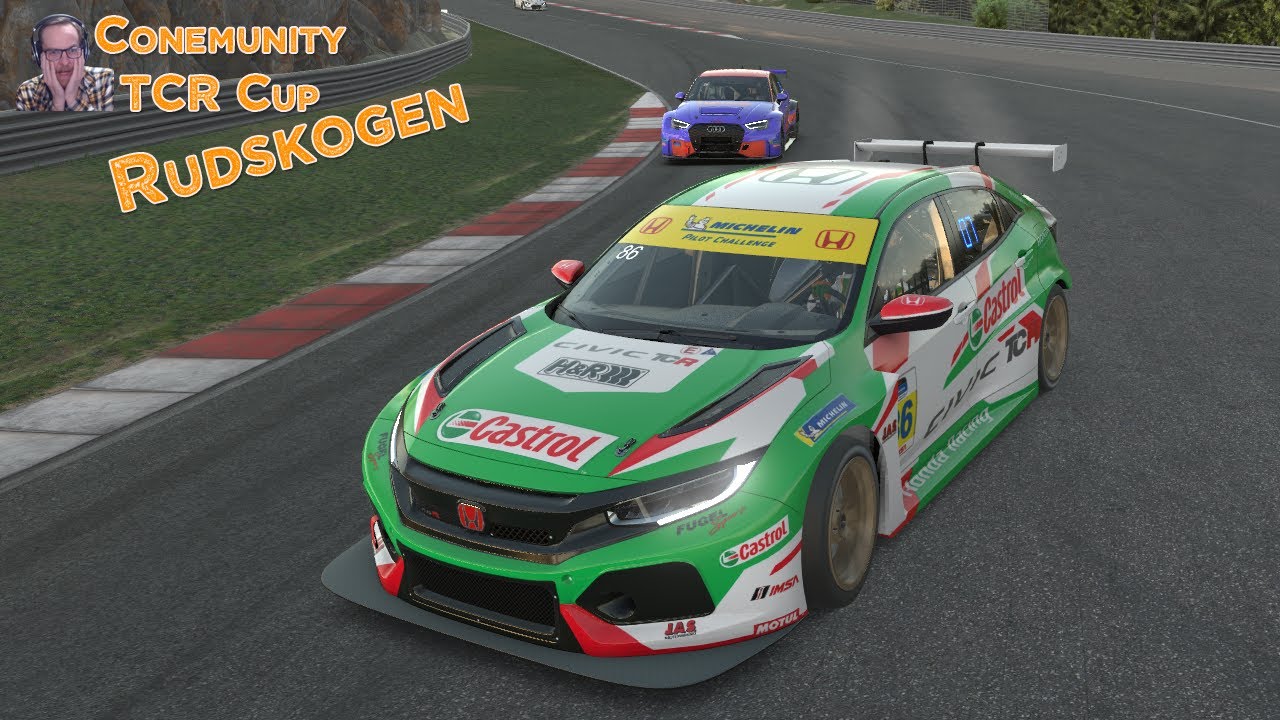 Conemunity iRacing - TCR Cup Week 5 @ Rudskogen - YouTube