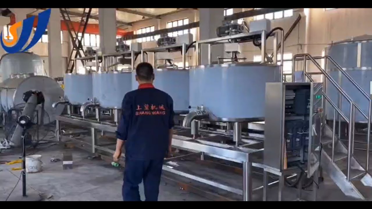 Industrial Cheese Production | Large Scale Cheese Vat in Action - YouTube