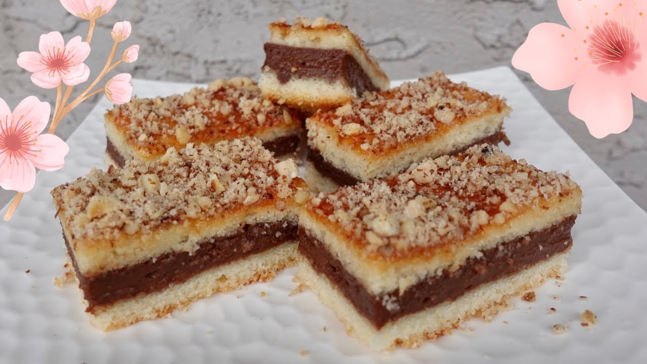 JEDNOSTAVNA ČOKOLADNA PITA (CHOCOLATE SQUARES) - YouTube