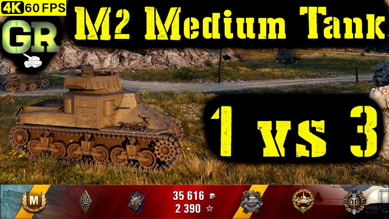World of Tanks M2 Medium Tank Replay - 7 Kills 1K DMG(Patch 1.4.0 ...