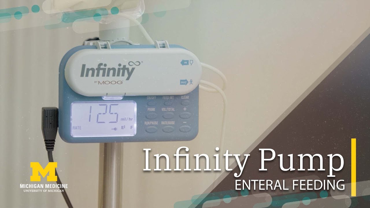 Infinity Pump Enteral Feeding - YouTube