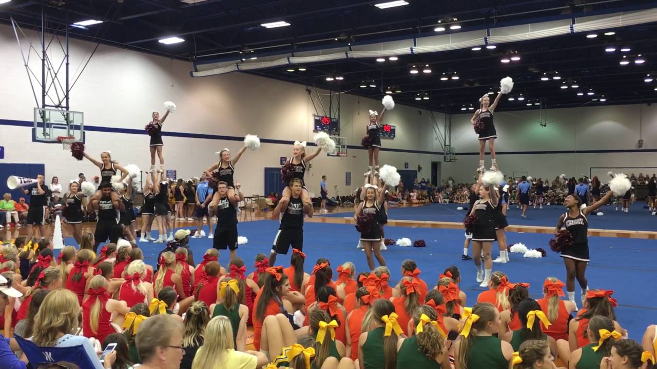 TCHS Cheer 2016-2017 University of Kentucky UCA camp game day cheer - YouTube