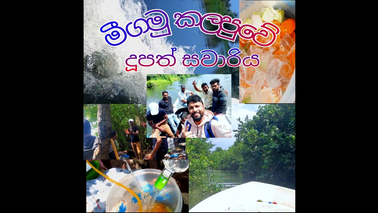 මීගමු කලපුවේ දූපත් සවාරිය, (migamu kalapuwe dupath sawariya)(boat trip ...