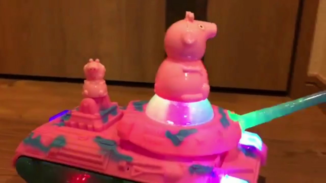 Peppa pig tank plays Sha la long (fanmade) - YouTube