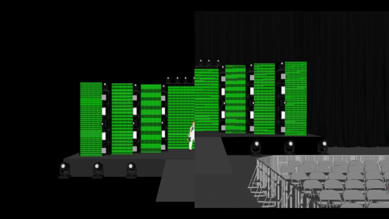 WWE Live "Road to Wrestlemania" Tour Stage Concept - YouTube