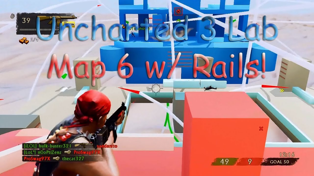 Uncharted 3: Lab Map 6 w/ Rails! - UC3 Multiplayer - YouTube