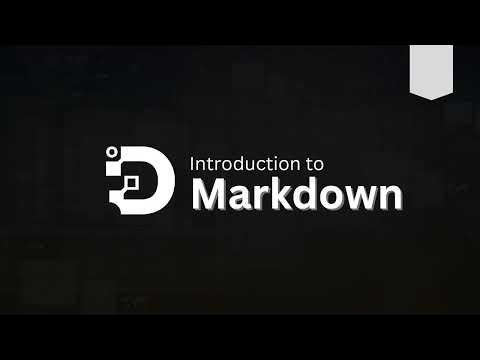 Introduction to Markdown - YouTube