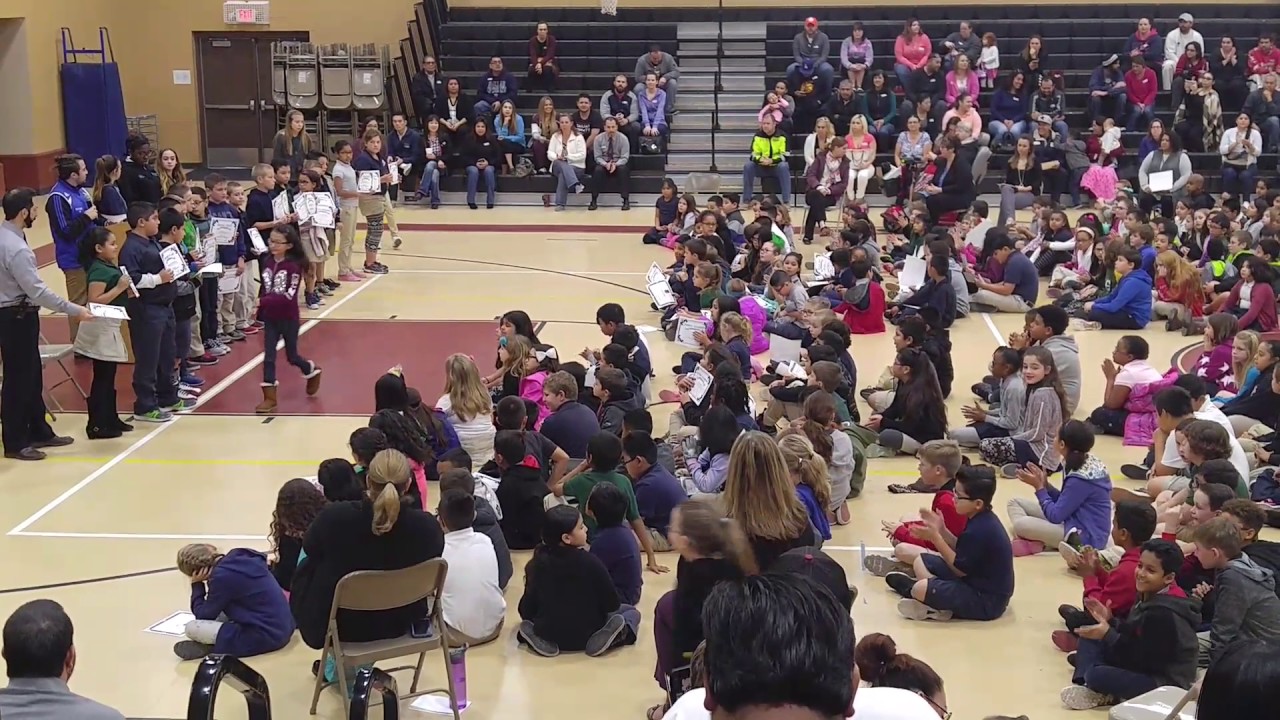 Copper Trails Principals List & Coyote Character Award - YouTube