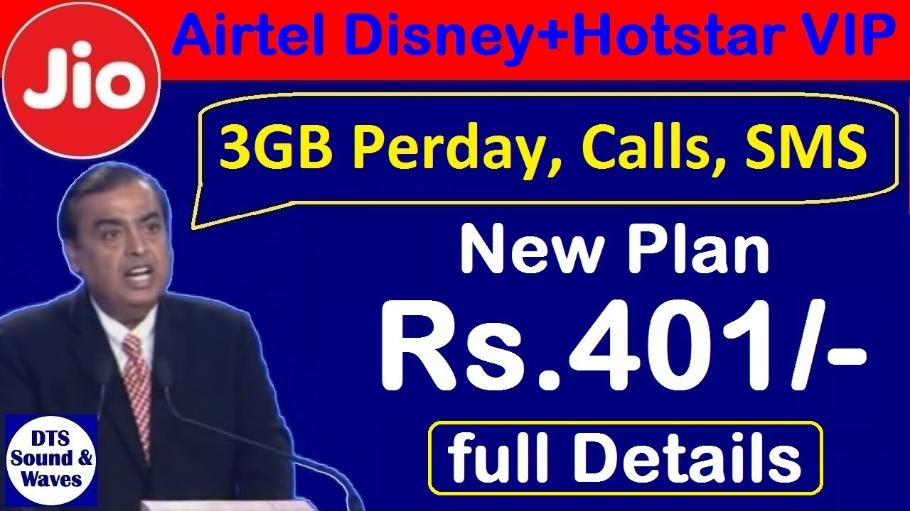 Free Subscription || Jio New Disney+Hotstar VIP Plan 401 || Full ...