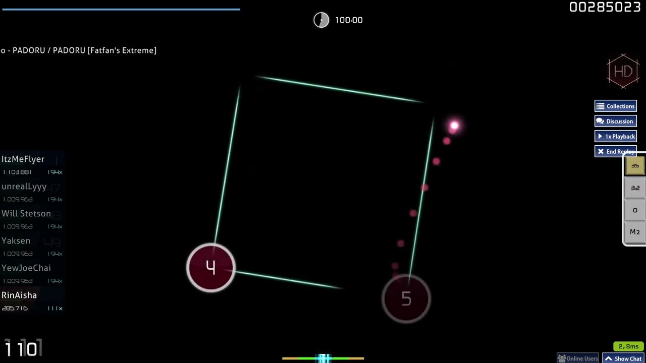 [osu!] squares! squares everywhere! (almost) - YouTube