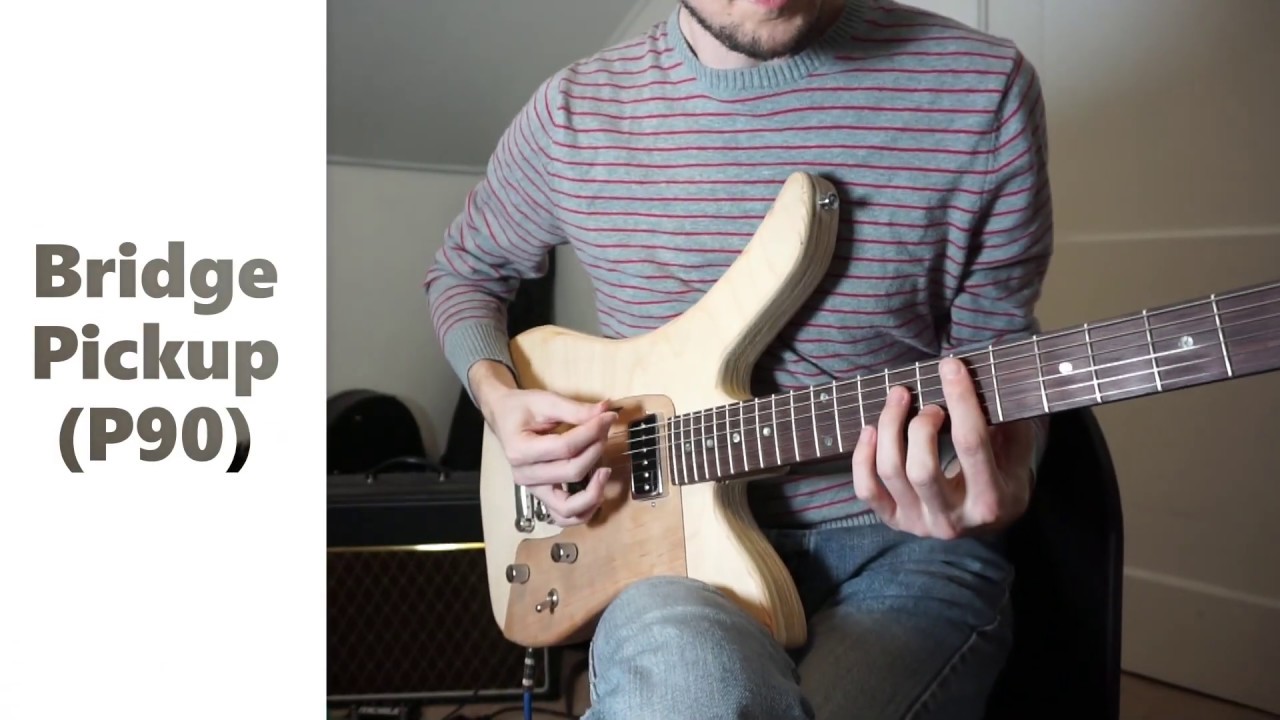 Fern Phoenix Prototype Modular Guitar | Humbucker Module Demo with mini ...