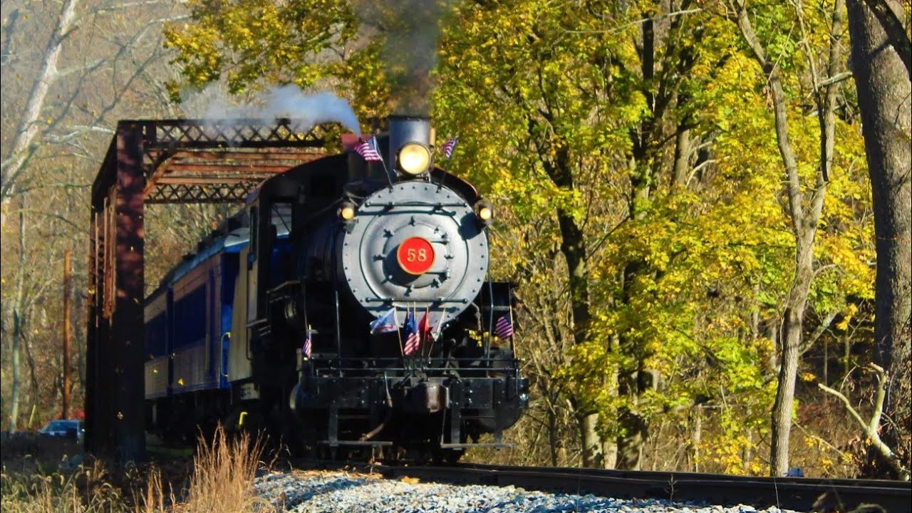 Chasing the Wilmington and Western Autumn Leaf Special with Baldwin ...